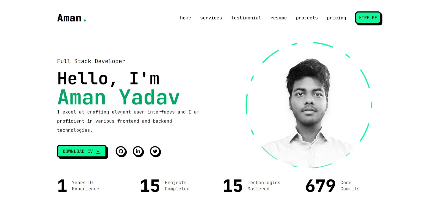 Aman Yadav - Full Stack Developer Aman Yadav - Full Stack Developer